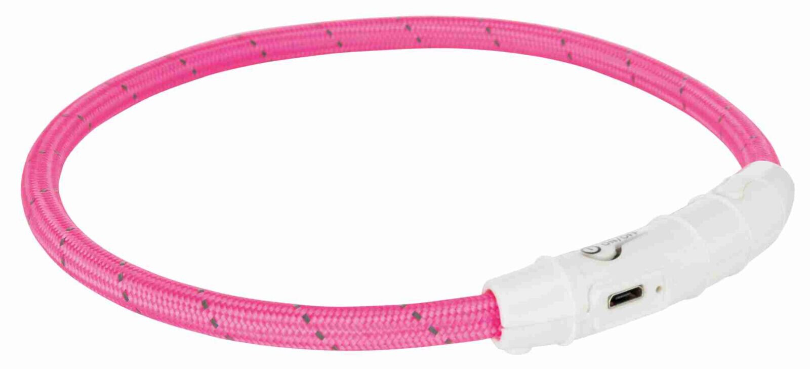 Zgarda Cu Led, Incarcare USB, XS-S: 35 cm/7 mm, Roz, 12706 - Zgarzi ...